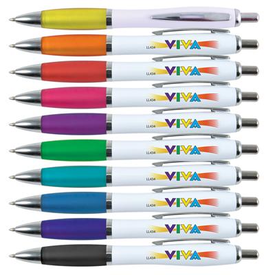 Viva Pen - White Barrel - Better Promo